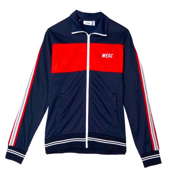 Wesc | Jackets & Coats | Brand New Rare Retro Wesc Colorblock Track ...
